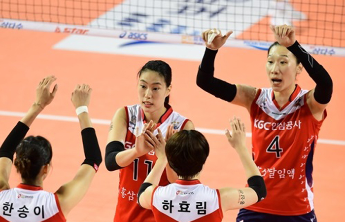[KOVO컵] KGC인삼공사, 풀세트 접전 끝 2연승...GS칼텍스는 첫 승