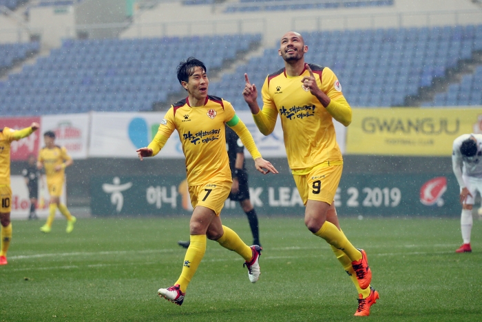[K리그2] '펠리페 앞세운' 광주FC, 대전 시티즌 상대로 6G 연속 무패 도전