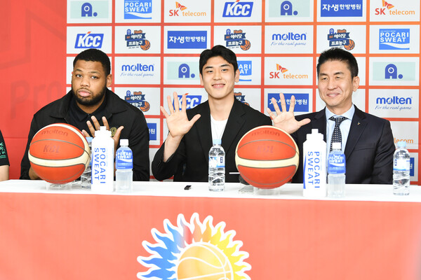 [KBL 챔프전 MD] '몇 차전에 끝날까?'는 물음에 펼쳐 보인 '다섯 손가락'