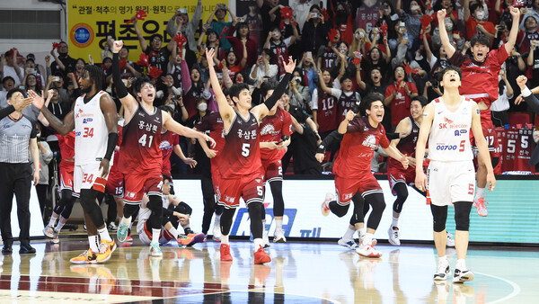 [CH7] KGC, '라이벌' SK 꺾고 챔프전 우승!