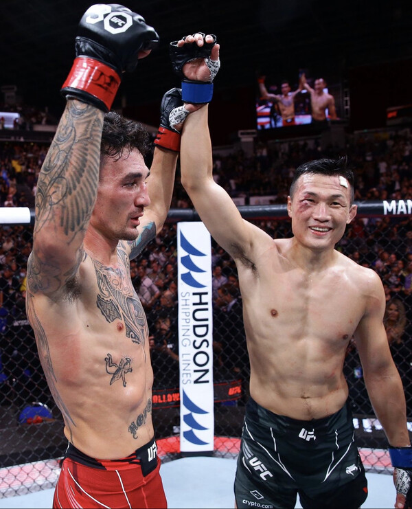 정찬성, 할러웨이에 3R KO 패…"그만할게요" 은퇴 선언