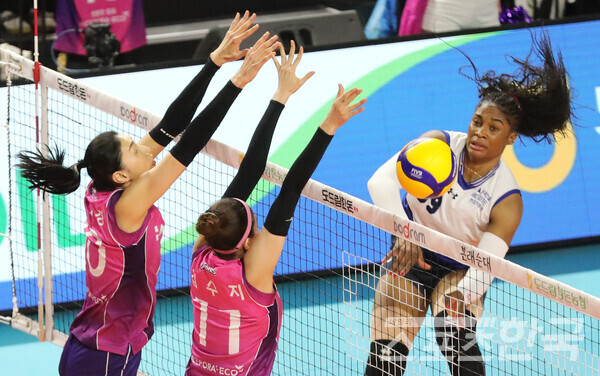 모마, "여기가 뚫렸다"