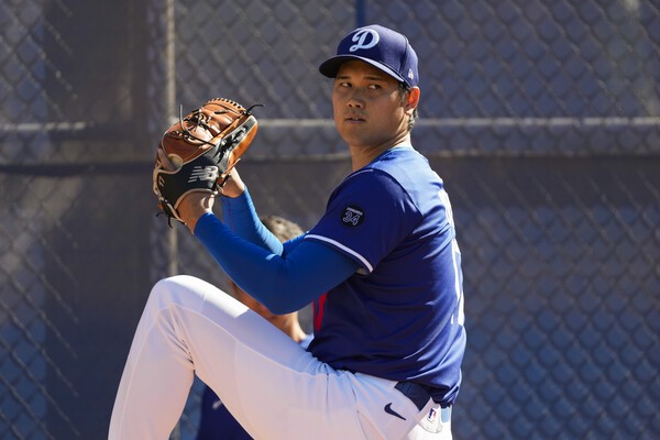 오타니 쇼헤이, 투수 복귀 순조롭게 진행 중… 최고 구속 153㎞ 기록