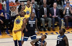 [NBA] '3P 21개' 골든스테이트, 미네소타 꺾고 2연승